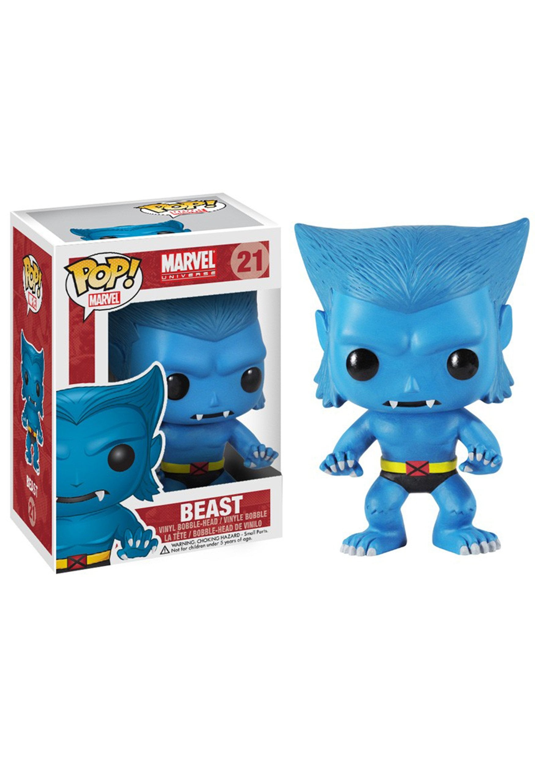 Funko POP Marvel Bobble Figure, Beast - Walmart.com