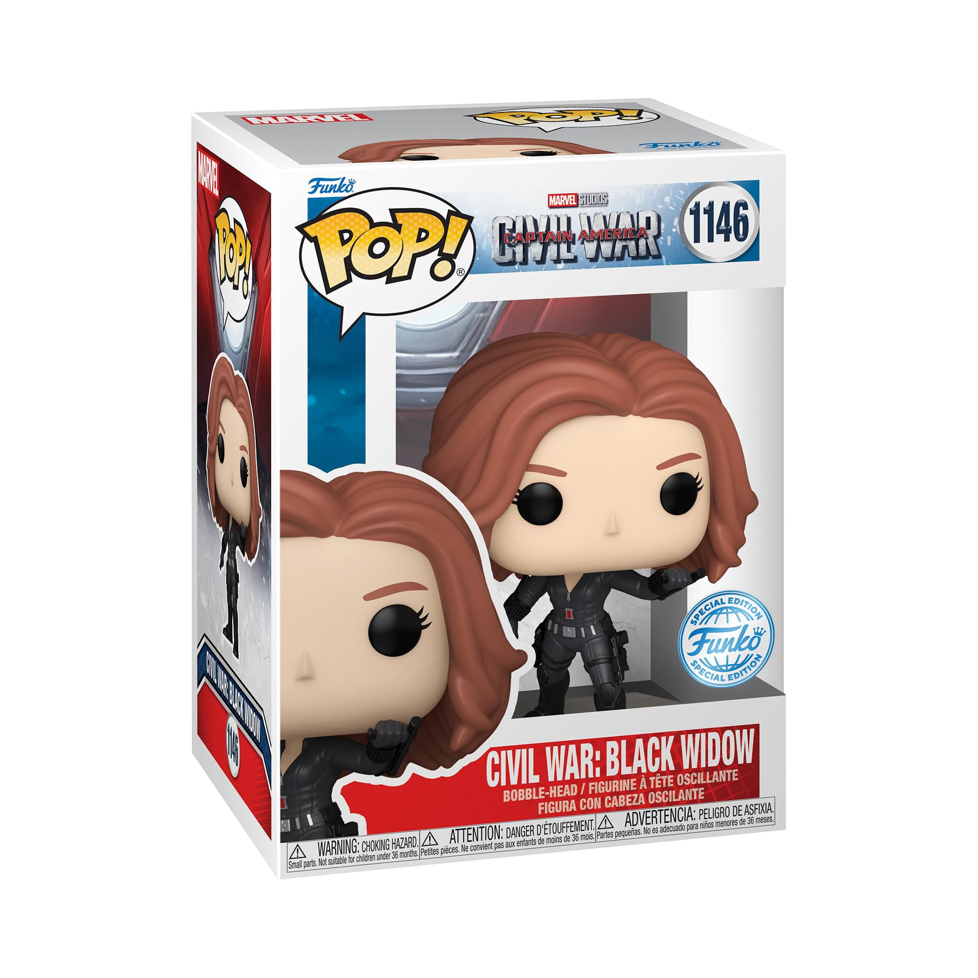 Funko Pop! Marvel: Captain America: Civil War Build A Scene - Black ...