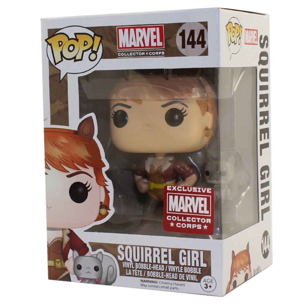 Funko POP! Marvel Collector Corps - Vinyl Bobble-Head Figure - SQUIRREL ...