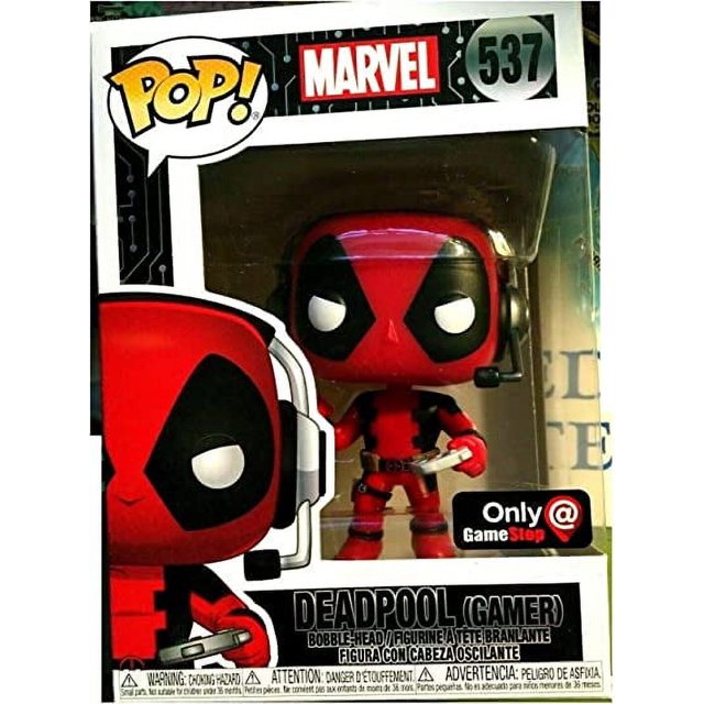 Funko POP! Marvel Deadpool Vinyl Bobble Head [Gamer] - Walmart.com