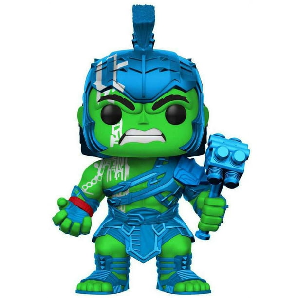 Funko POP! Marvel Hulk Vinyl Bobble Head [Neon Green / Metalic Blue ...