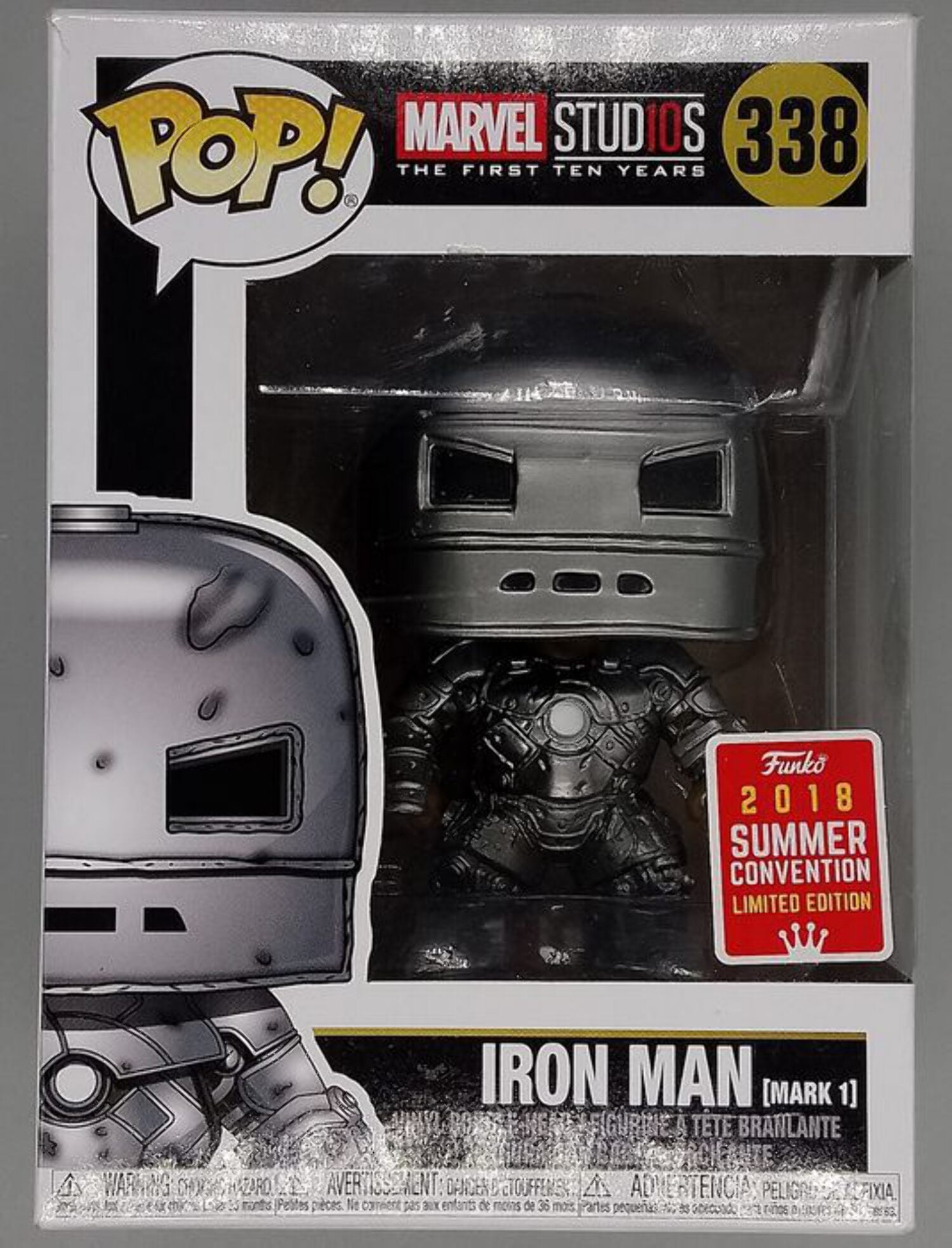 Funko POP! Marvel Iron Man Vinyl Bobble Head [Mark 1] - Walmart.com
