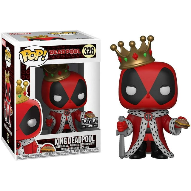 Funko POP! Marvel King Deadpool Vinyl Bobble Head - Walmart.com