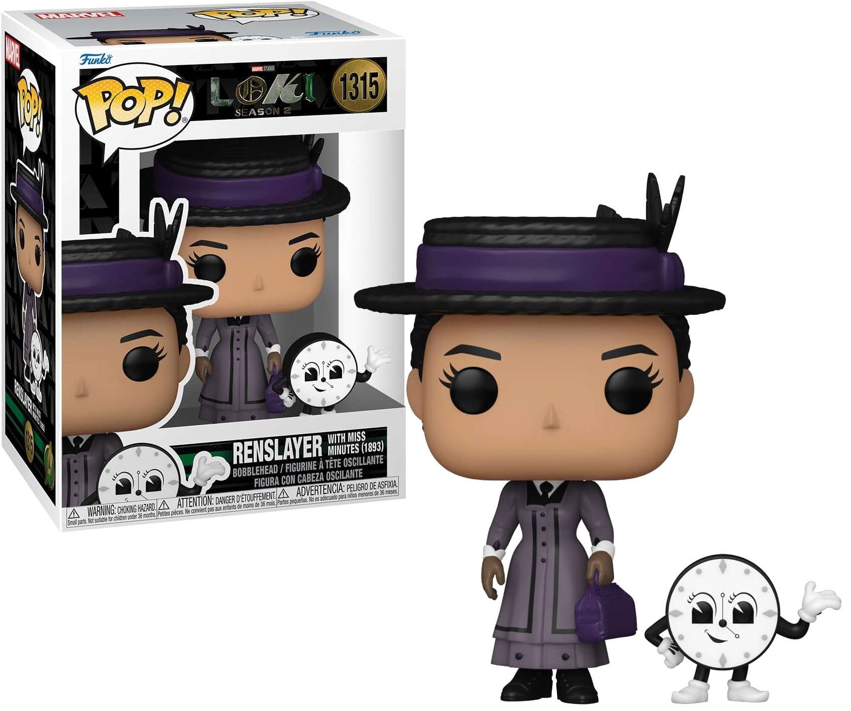 Funko POP! Marvel Loki Season 2 Vinyl Bobble Figure - RENSLAYER with ...