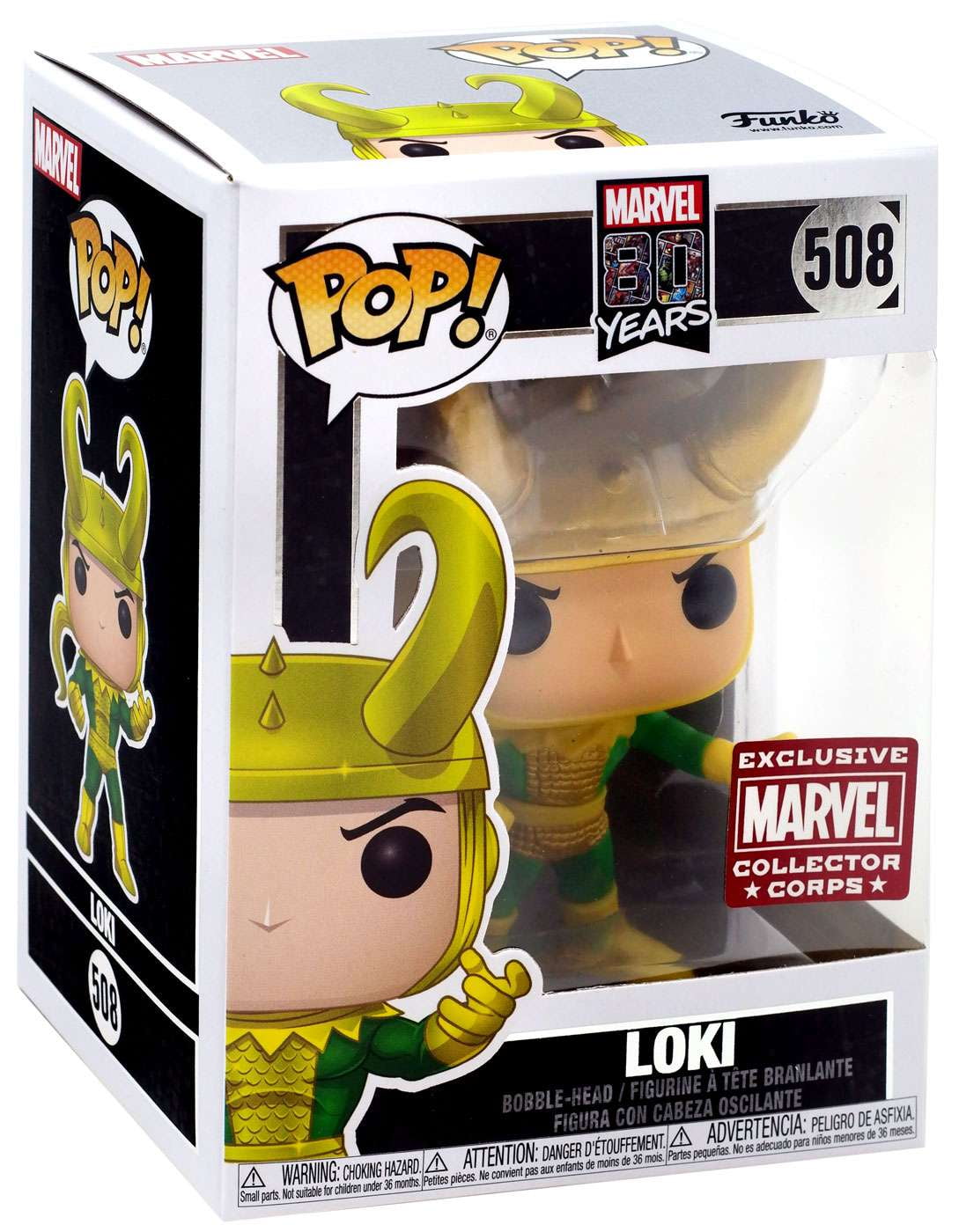 Funko POP! Marvel Loki Vinyl Figure (Classic) - Walmart.com