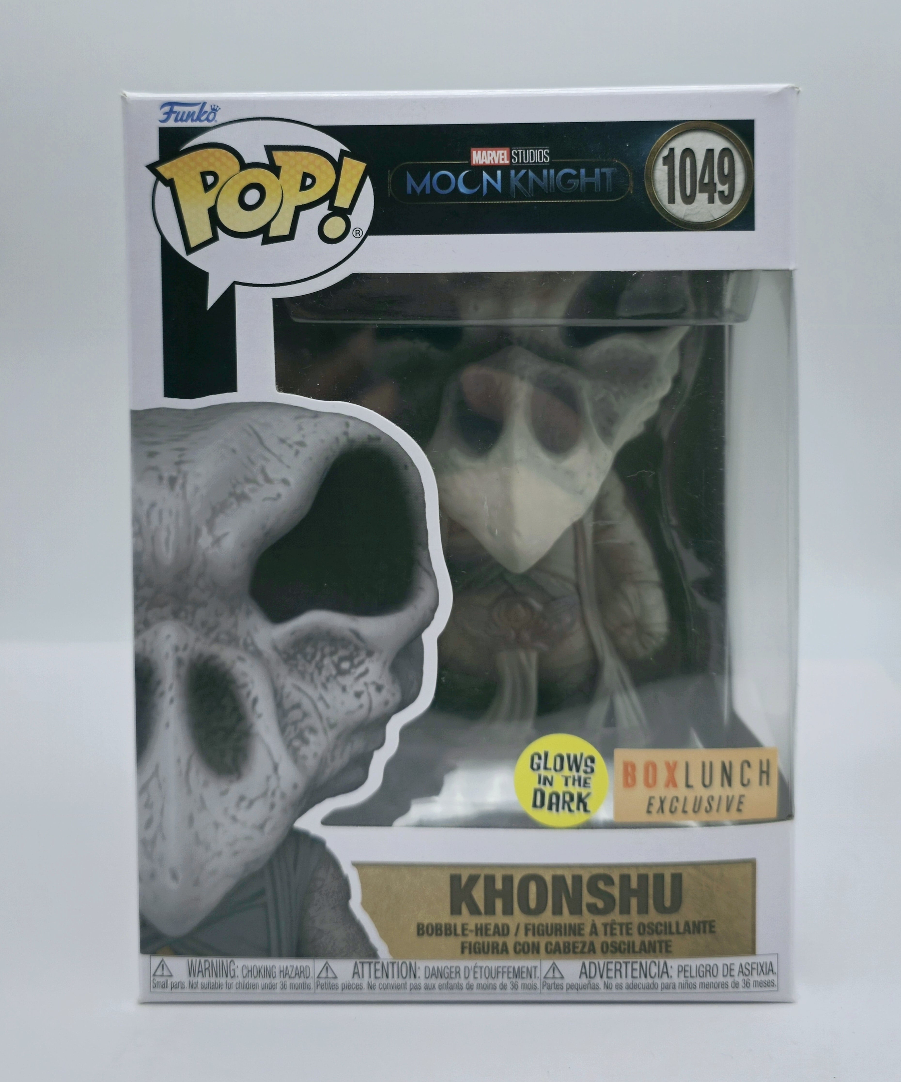 Funko POP! Marvel Moon Knight Khonshu Glow 1049 Exclusive (box blemish ...