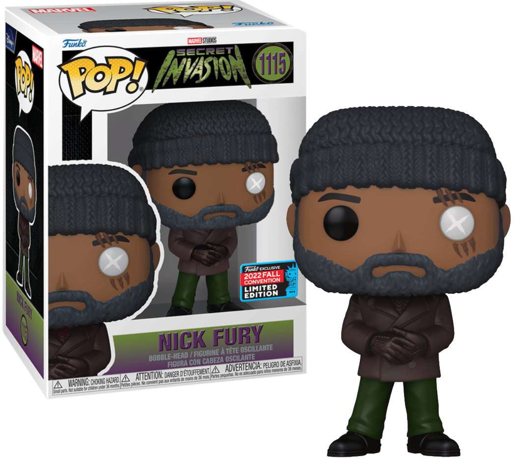 Funko POP! 2022 NY Comic-Con Exclusive Marvel Nick Fury Vinyl ...