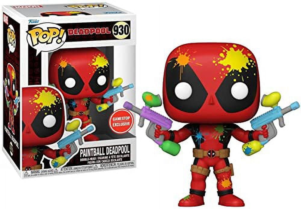 Funko POP Marvel Deadpool Paintball Deadpool 930 Bobble-Head Vinyl ...