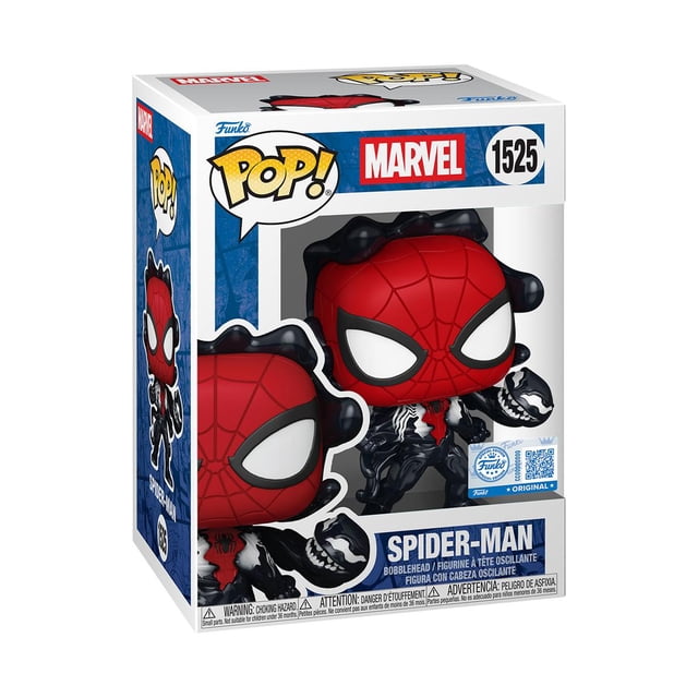 Funko POP! Marvel: Spider-Man Symbiote 4-inch Vinyl Bobblehead Figure ...
