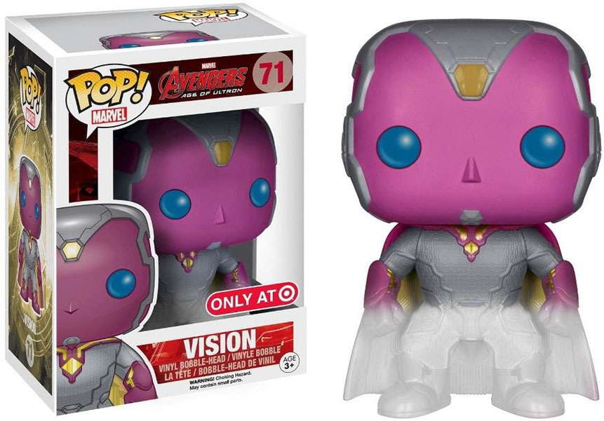 Funko POP! Marvel Vision Vinyl Bobble Head (Phasing) - Walmart.com