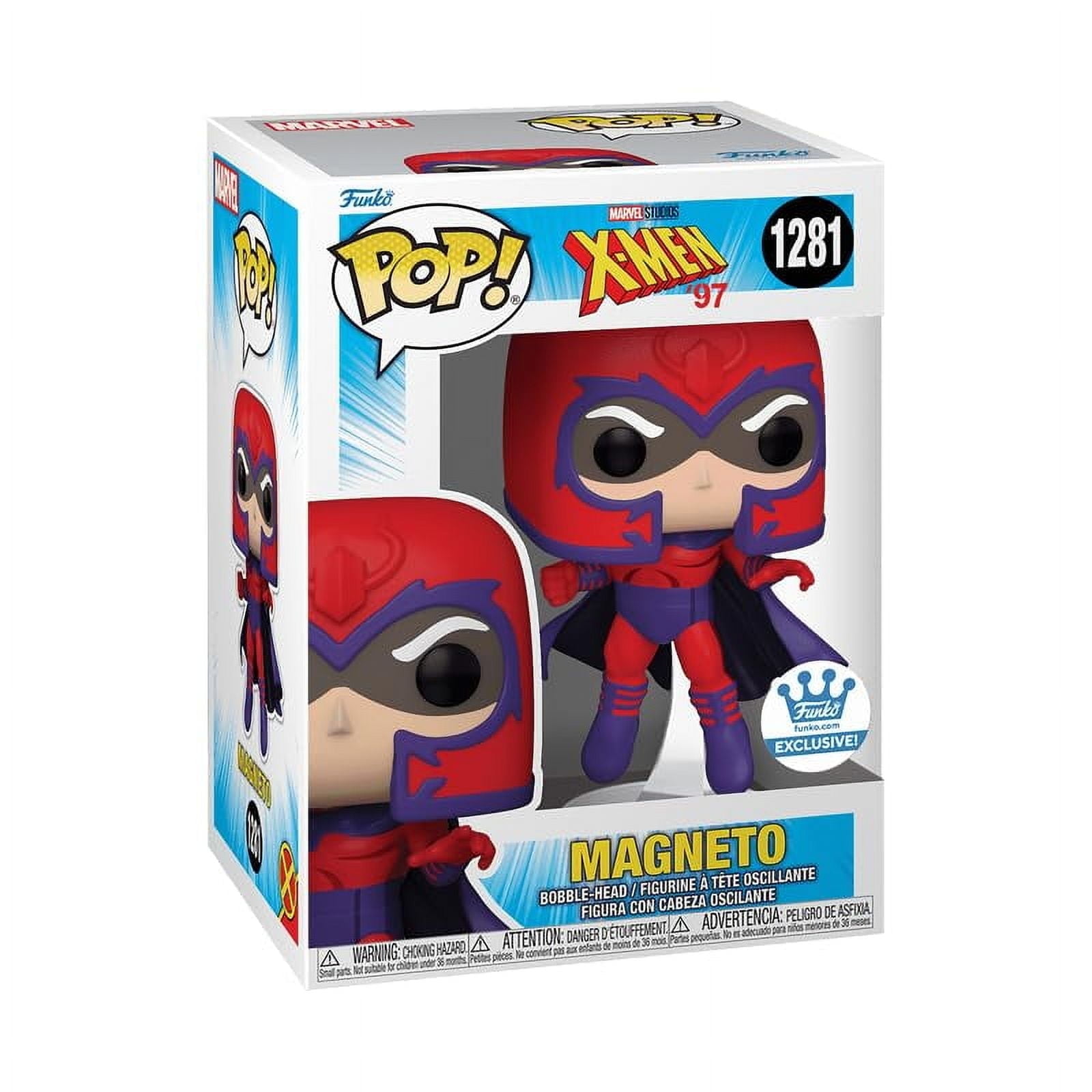 Marvel X-Men '97: Funko Pop! Magneto Exclusive Vinyl Figure #1281 ...