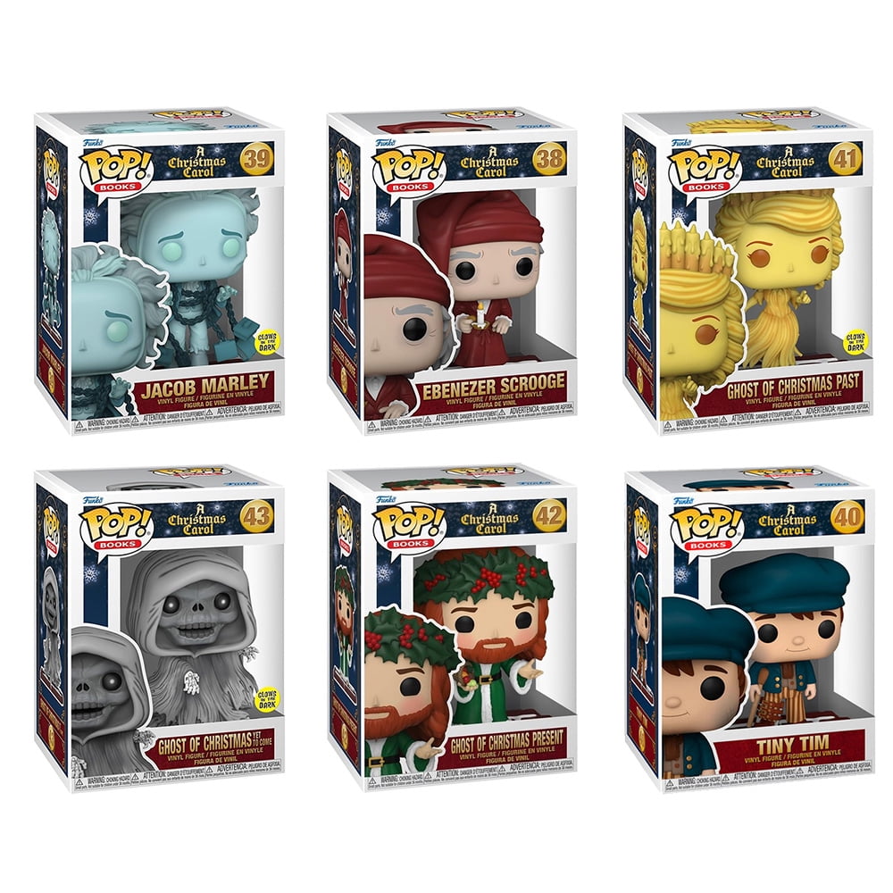 Funko POP! Movies - A Christmas Carol Vinyl Figures - SET OF 6 [Tiny ...