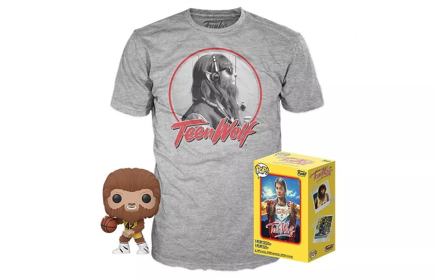Funko POP! Movies Collectors Box: Teen Wolf Flocked POP! & Large Tee ...