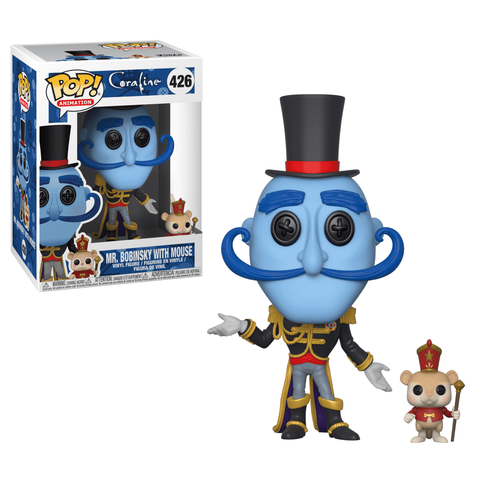 Funko POP Movies: Coraline: Mr. Bobinsky with Mouse - Walmart.com