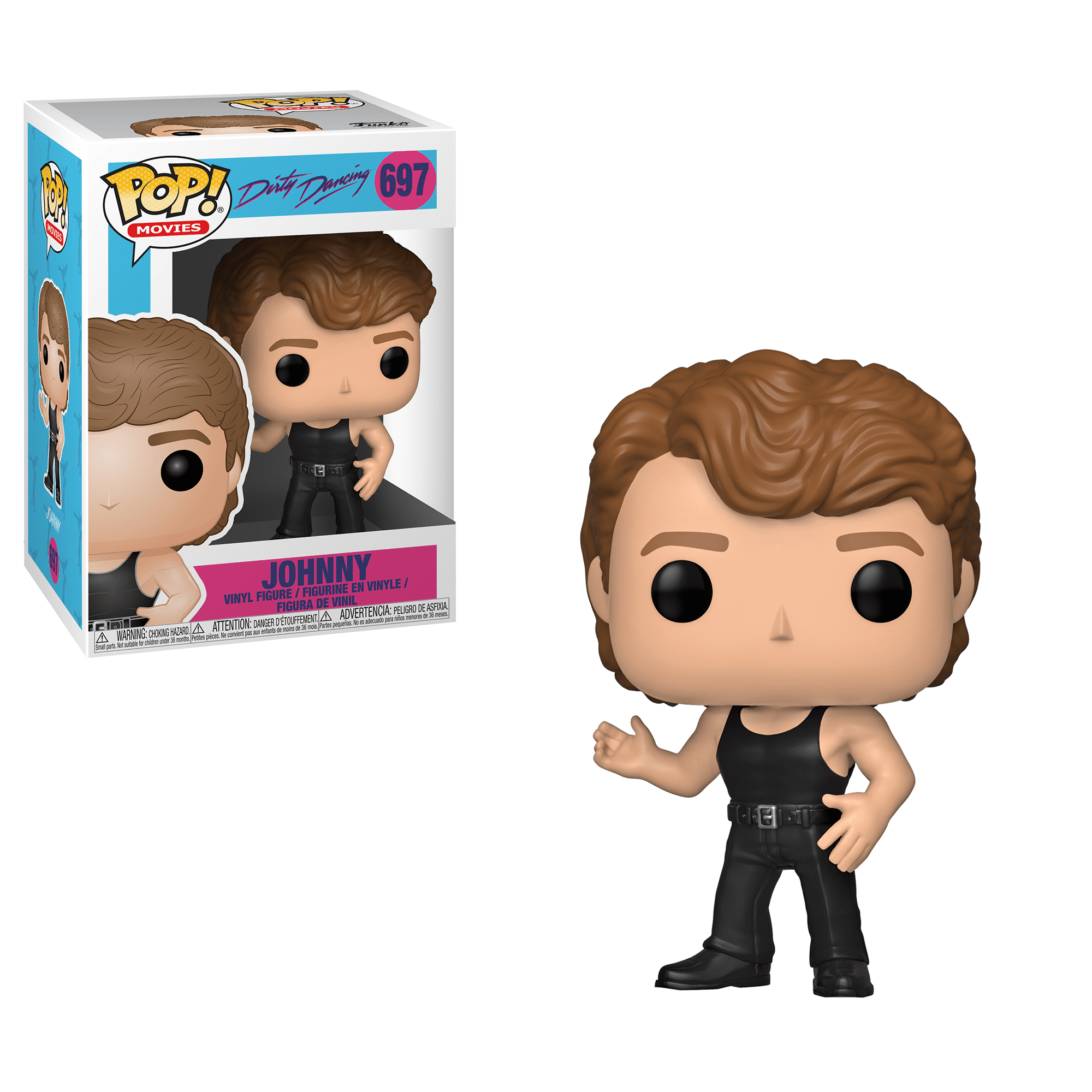 Funko POP! Movies: Dirty Dancing - Johnny - Walmart.com