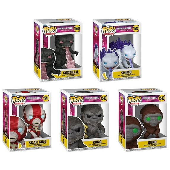Funko POP! Movies Godzilla x Kong New Empire Vinyl Figures - SET OF 5 ...