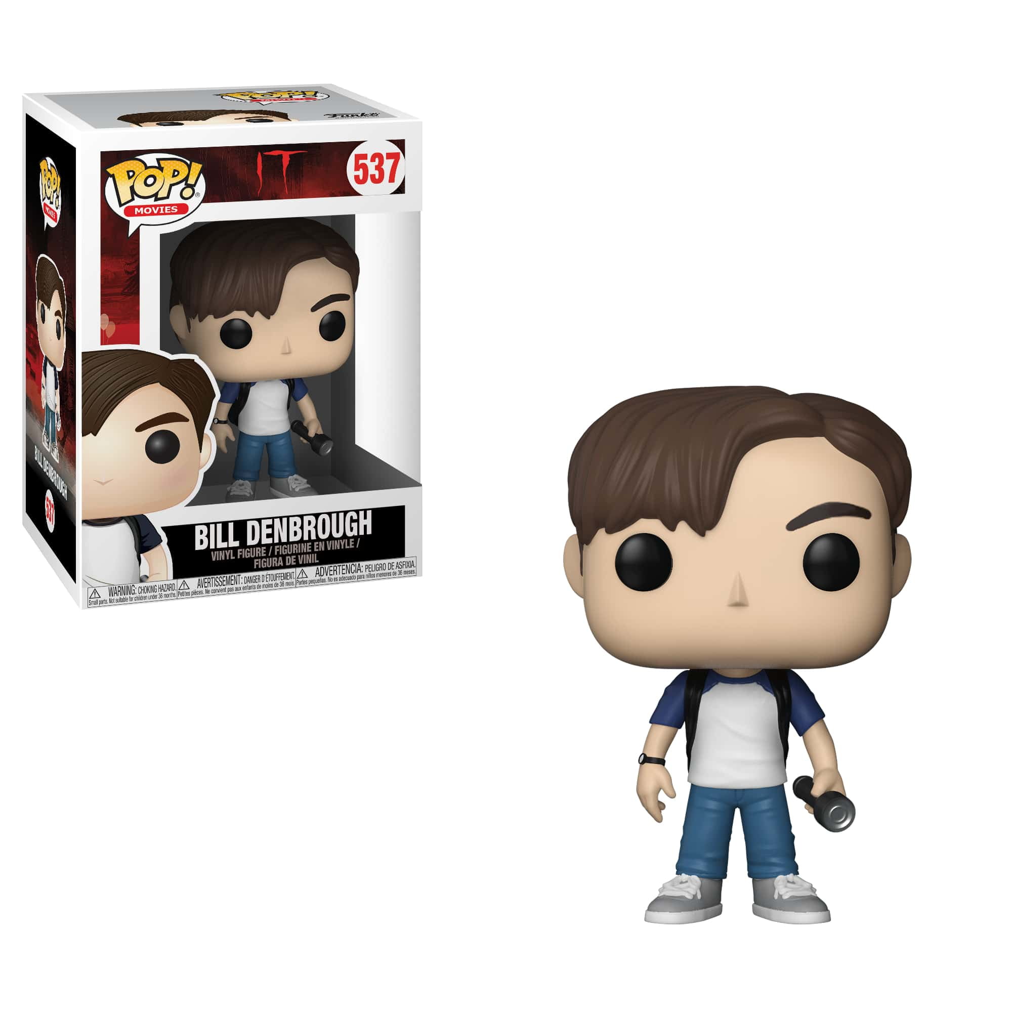 Funko POP! Movies IT: Bill with Flashlight (S2), Vinyl Figure - Walmart.com