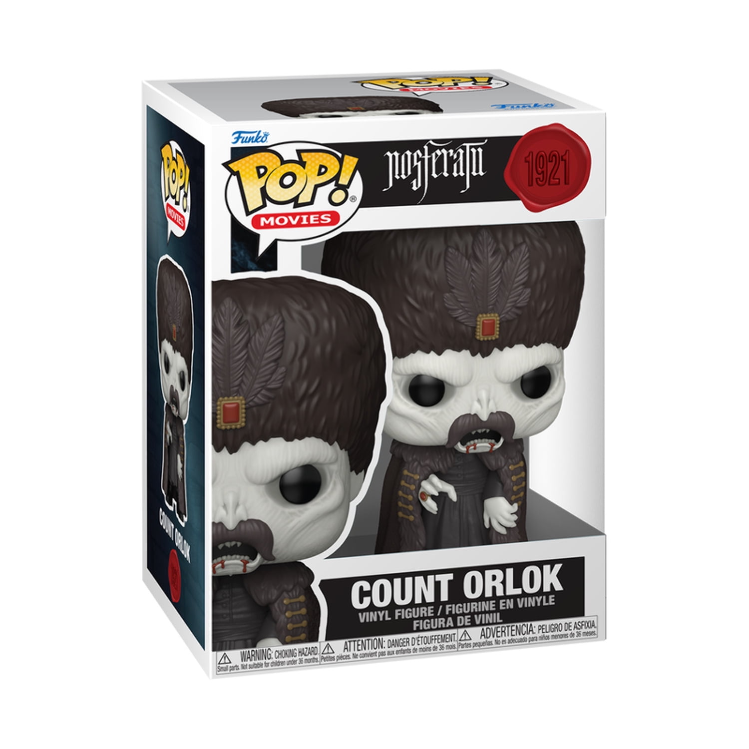 Funko POP! Movies: Nosferatu - Count Orlok with Coat Vinyl Figure ...