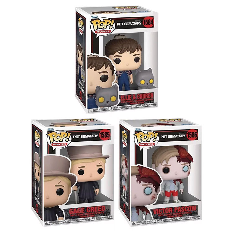 Funko POP! Movies - Pet Sematary Vinyl Figures - SET OF 3 [Victor, Gage ...