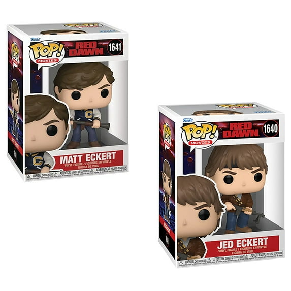 Funko POP! Movies Red Dawn Vinyl Figures - SET OF 2 [Jed & Matt Eckert ...