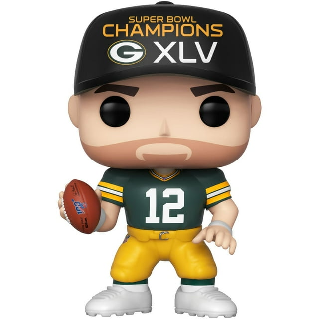 Funko POP! NFL: Packers - Aaron Rodgers (SB Champions XLV) - Walmart.com