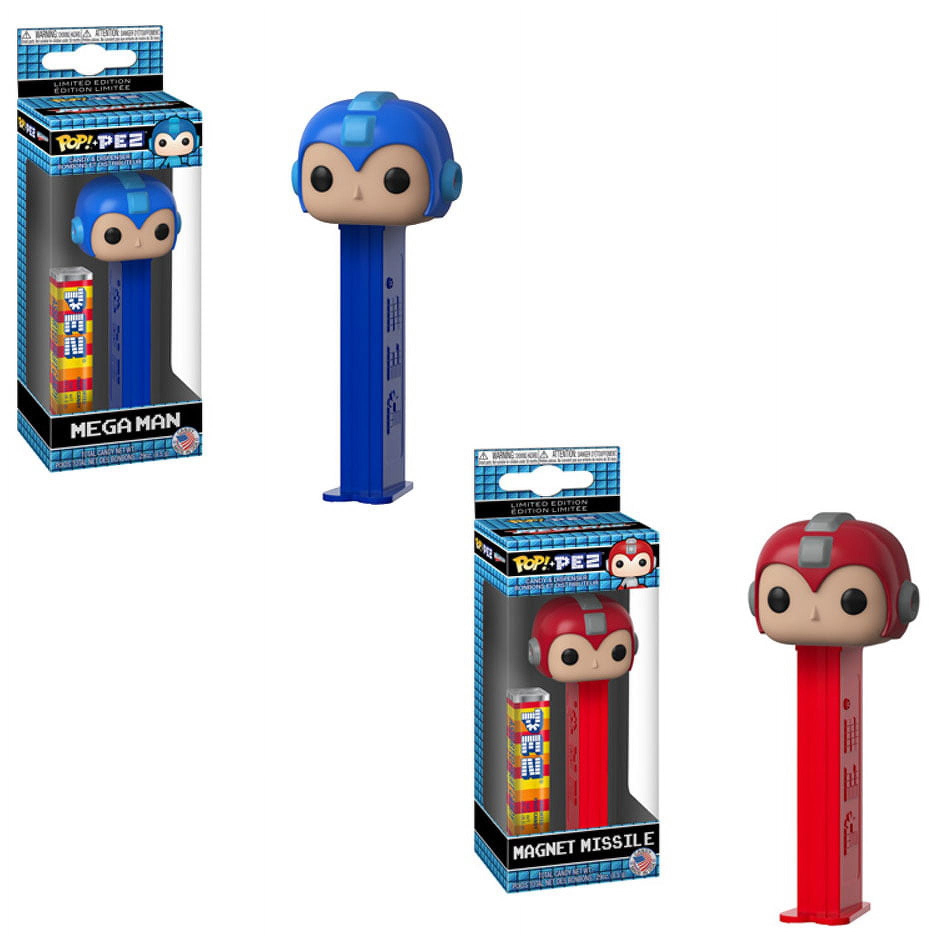 Funko POP! PEZ Dispensers - Mega Man S1 - SET OF 2 (Mega Man & Magnet ...