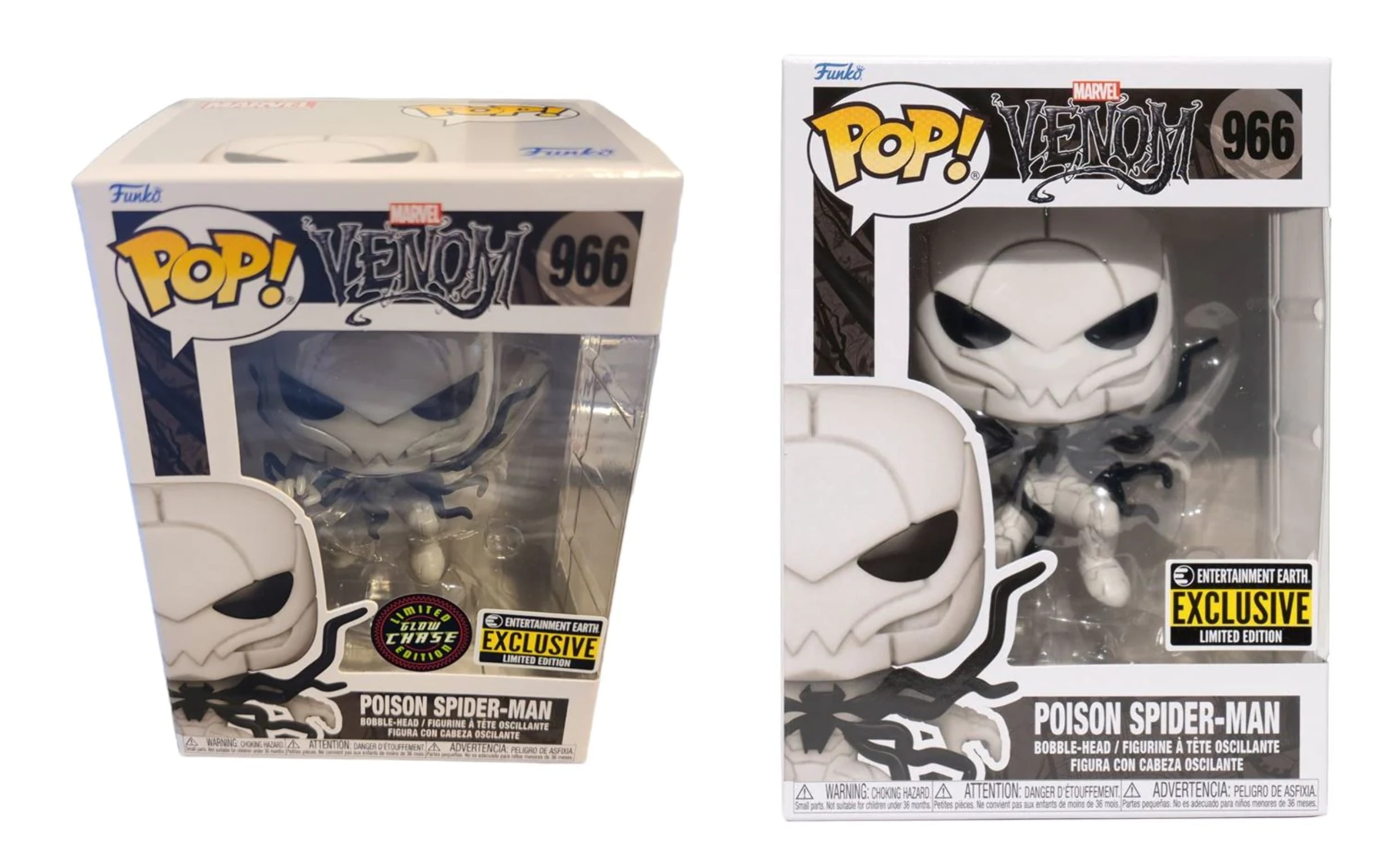 Funko POP!-Poison Spider-Man Common & Chase Bundle #966 Exclusive ...