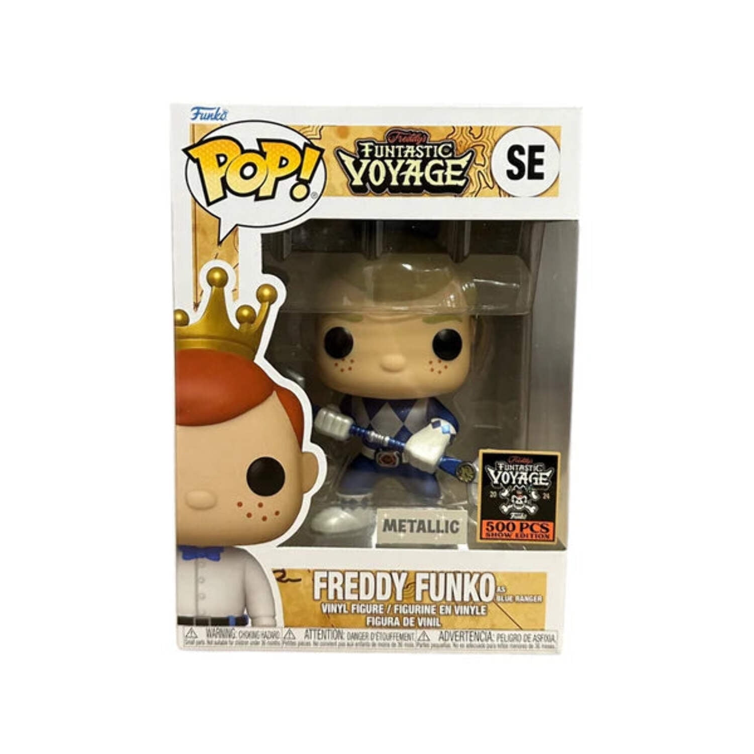 Funko POP! Power Rangers Freddy Funko as Metallic Blue Ranger LE500 ...