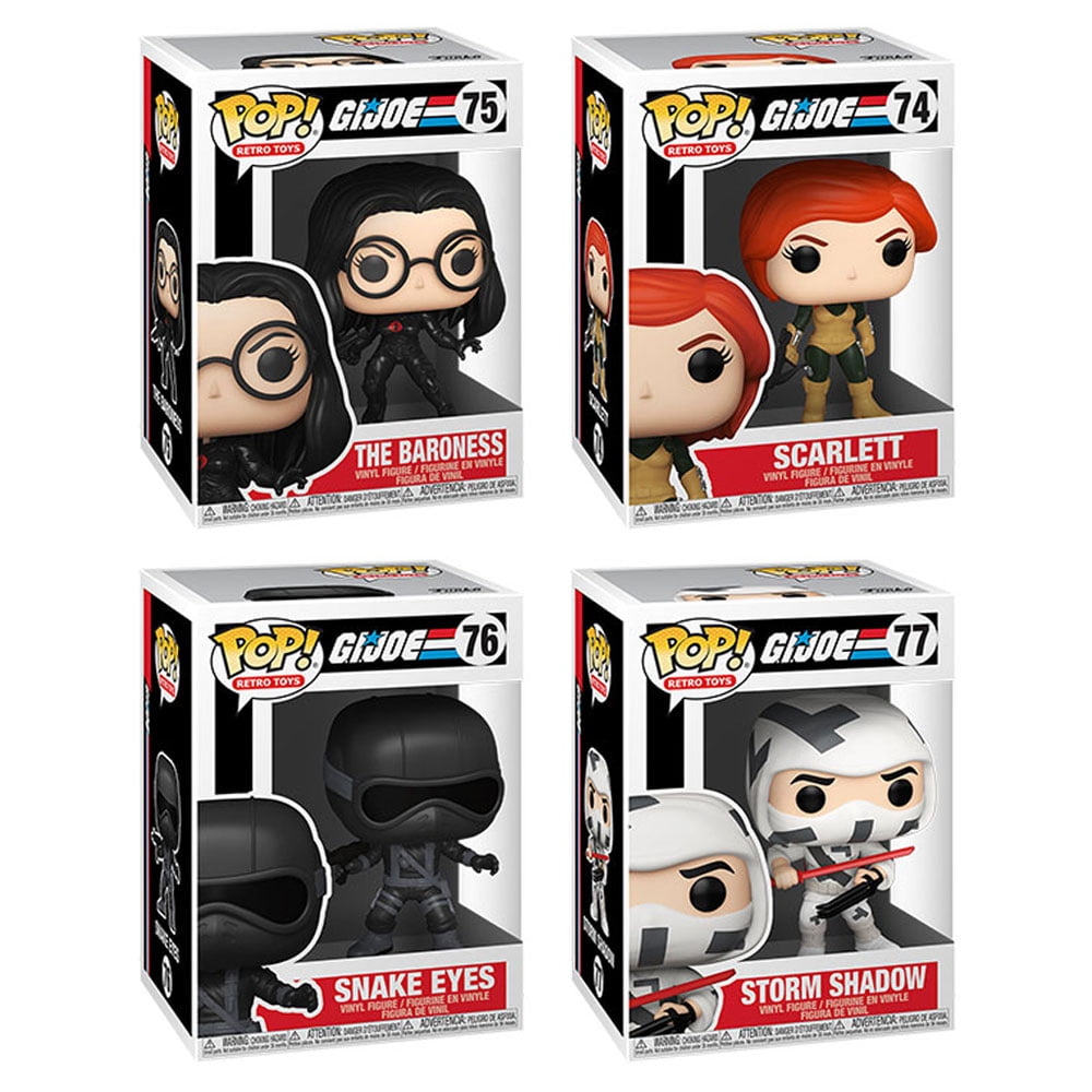 Funko POP! Retro Toys - GI Joe Series 4 Vinyl Figures - SET OF 4 ...