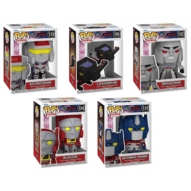 Funko POP! Retro Toys Transformers 40th Anniversary Vinyl Figures - SET ...