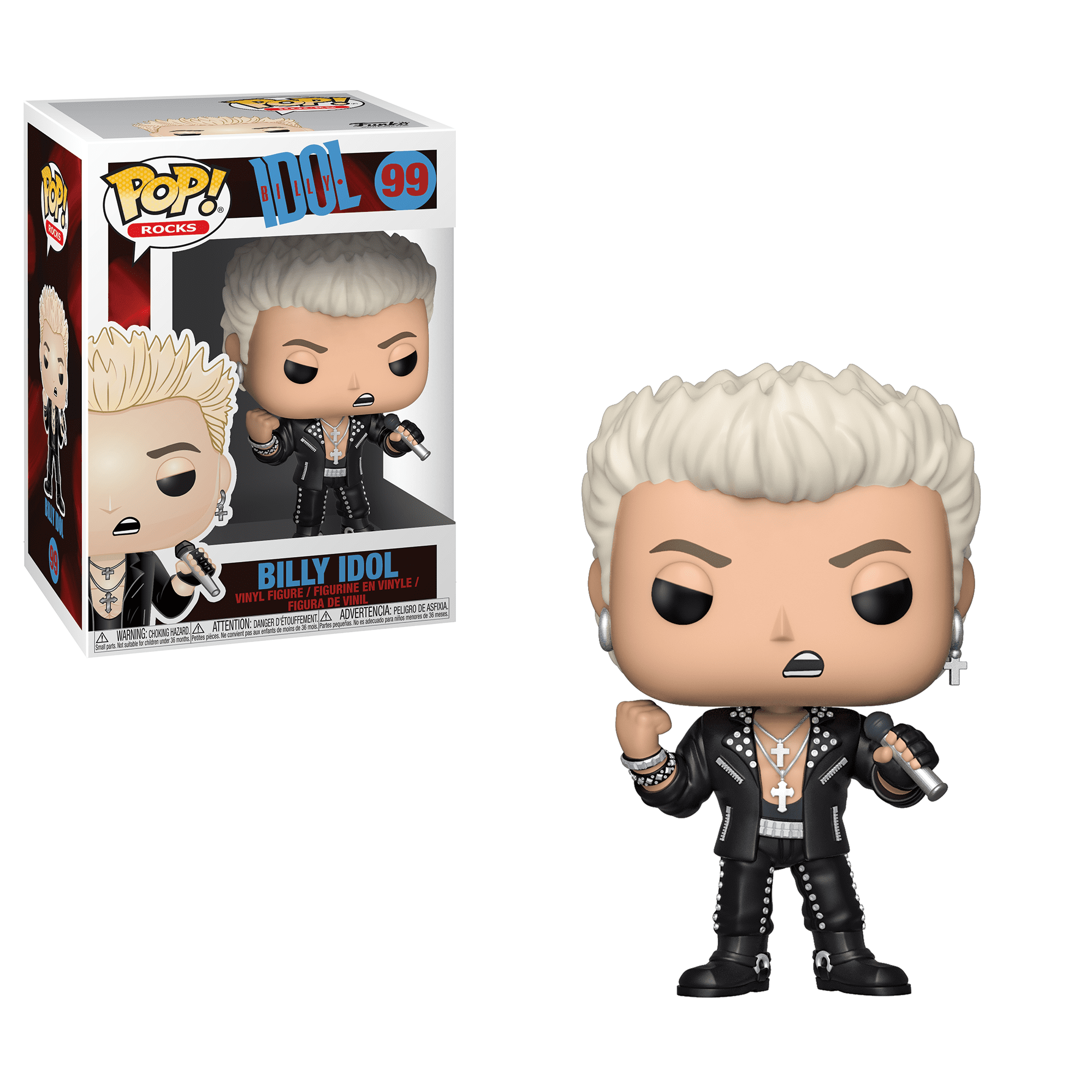 Funko POP! Rocks Collectible Vinyl Figure, Billy Idol, 375" - Walmart.com
