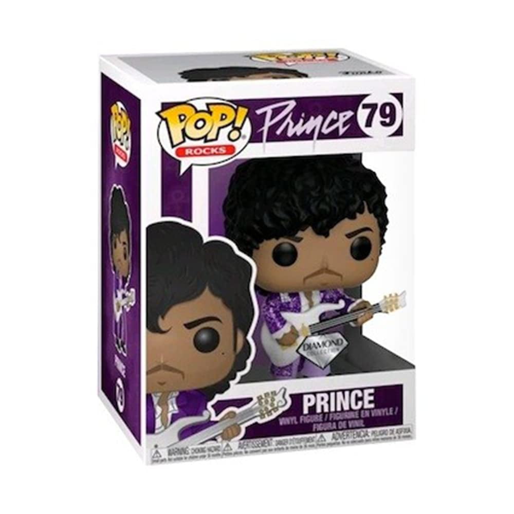 Funko Pop Rocks 79 Purple Rain Prince Diamond Glitter Exclusive Vinyl ...