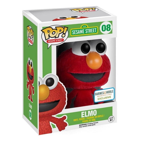 Funko Pop! Sesame Street - Elmo Flocked Shop Exclusive - Walmart.com