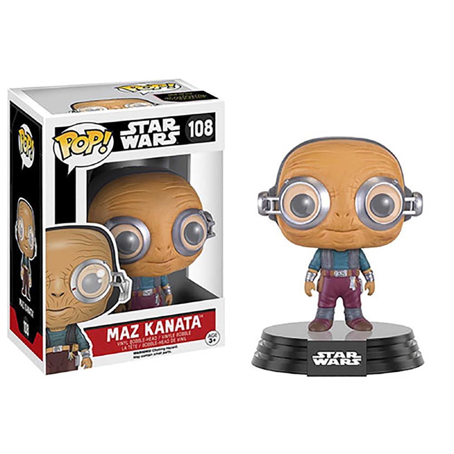 Funko POP Star Wars Episode 7: The Force Awakens Maz Kanata Vinyl ...