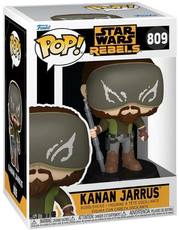 Star Wars, Funko Pop! Vinyl Figure, Kanan Jarrus #809, Jedi Knight ...