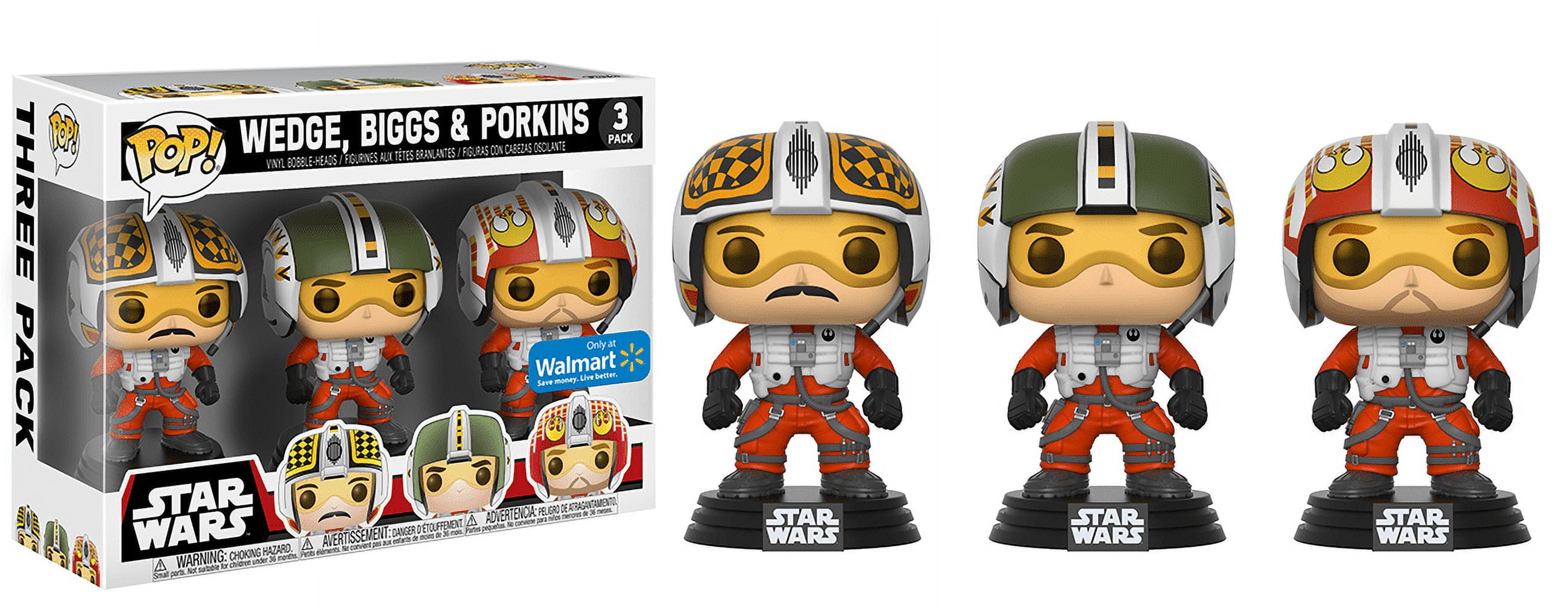 Funko POP! Star Wars: X-Wing Pilots 3-Pack - Walmart.com