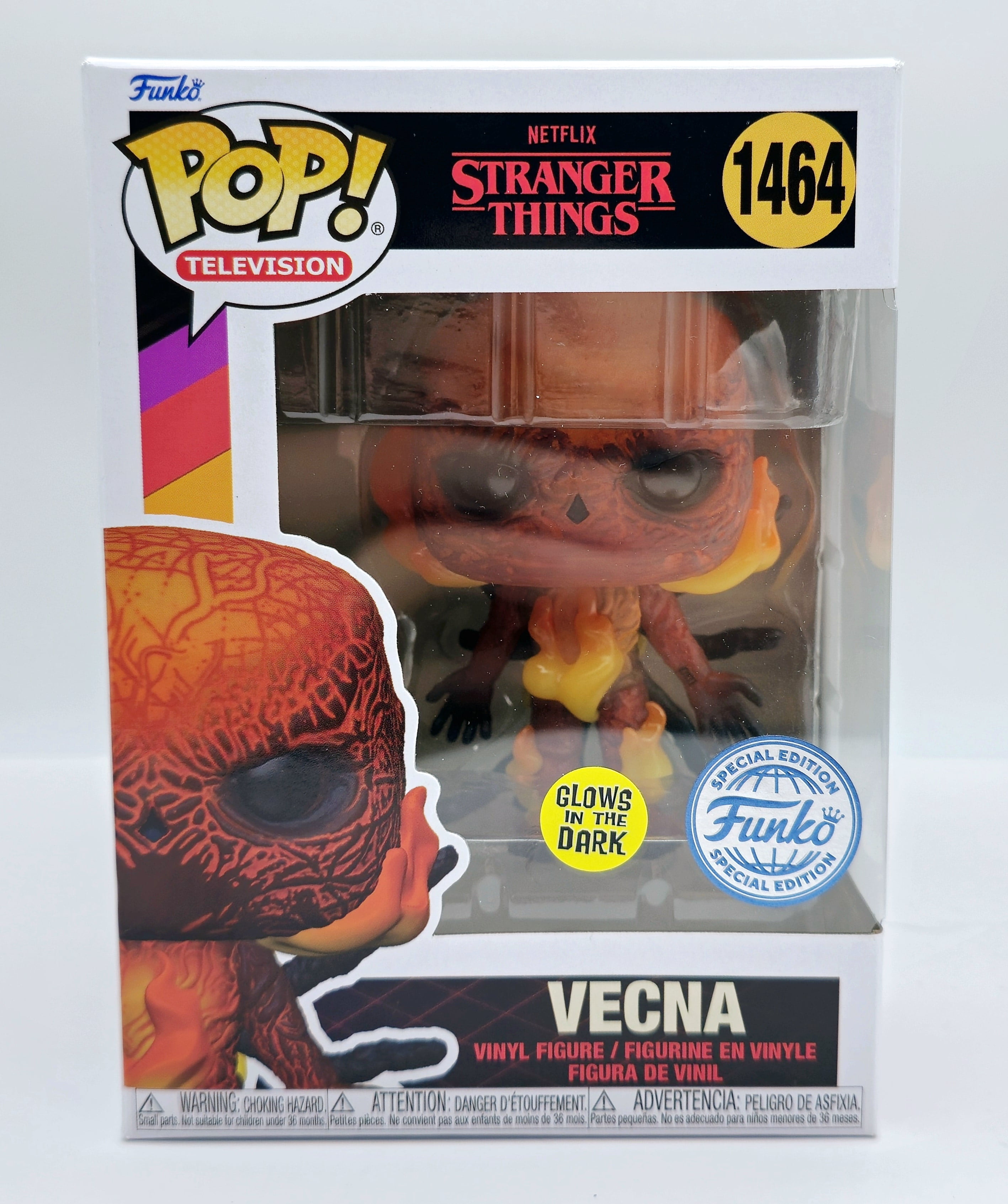 Funko POP! Stranger Things Vecna Glow 1464 Exclusive w/ .50mm POP ...