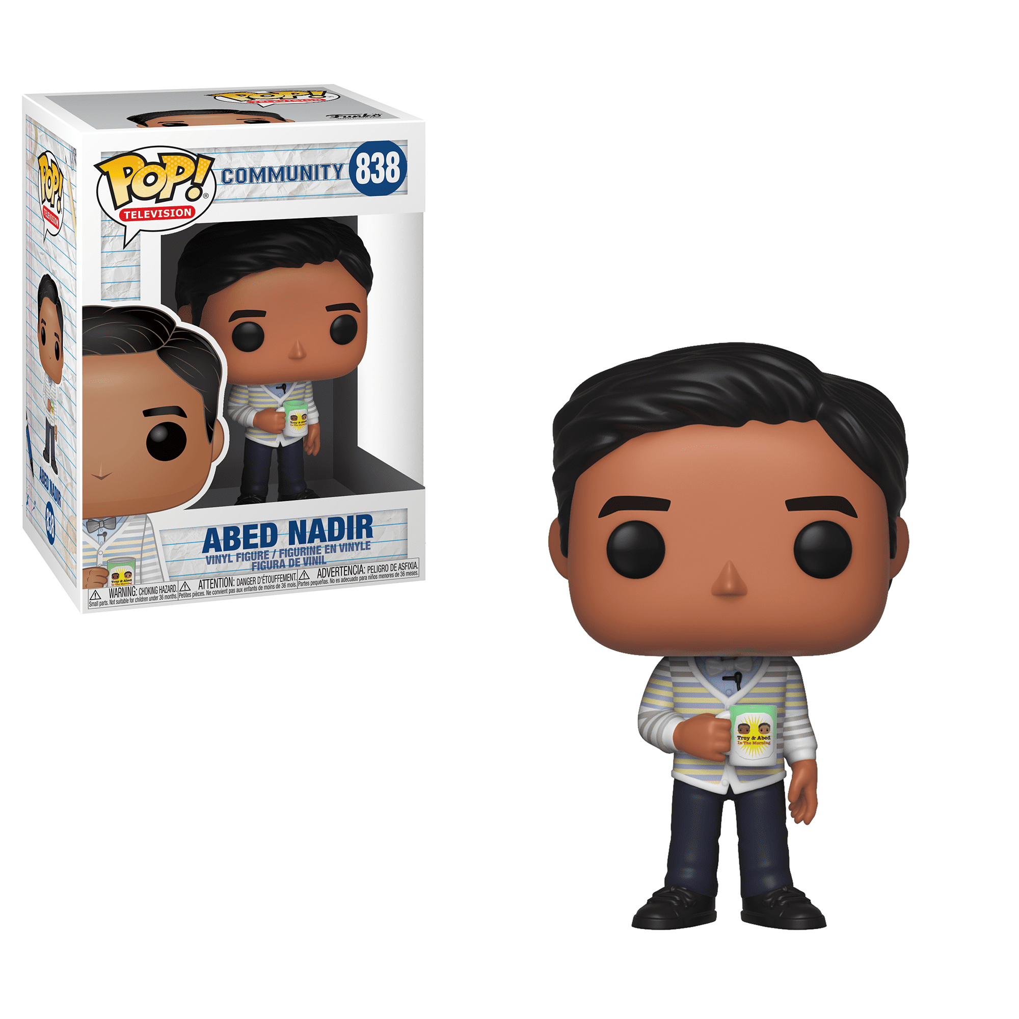 Funko POP! TV Collectible Vinyl Figure, Community Abed Nadir, 3.75 ...