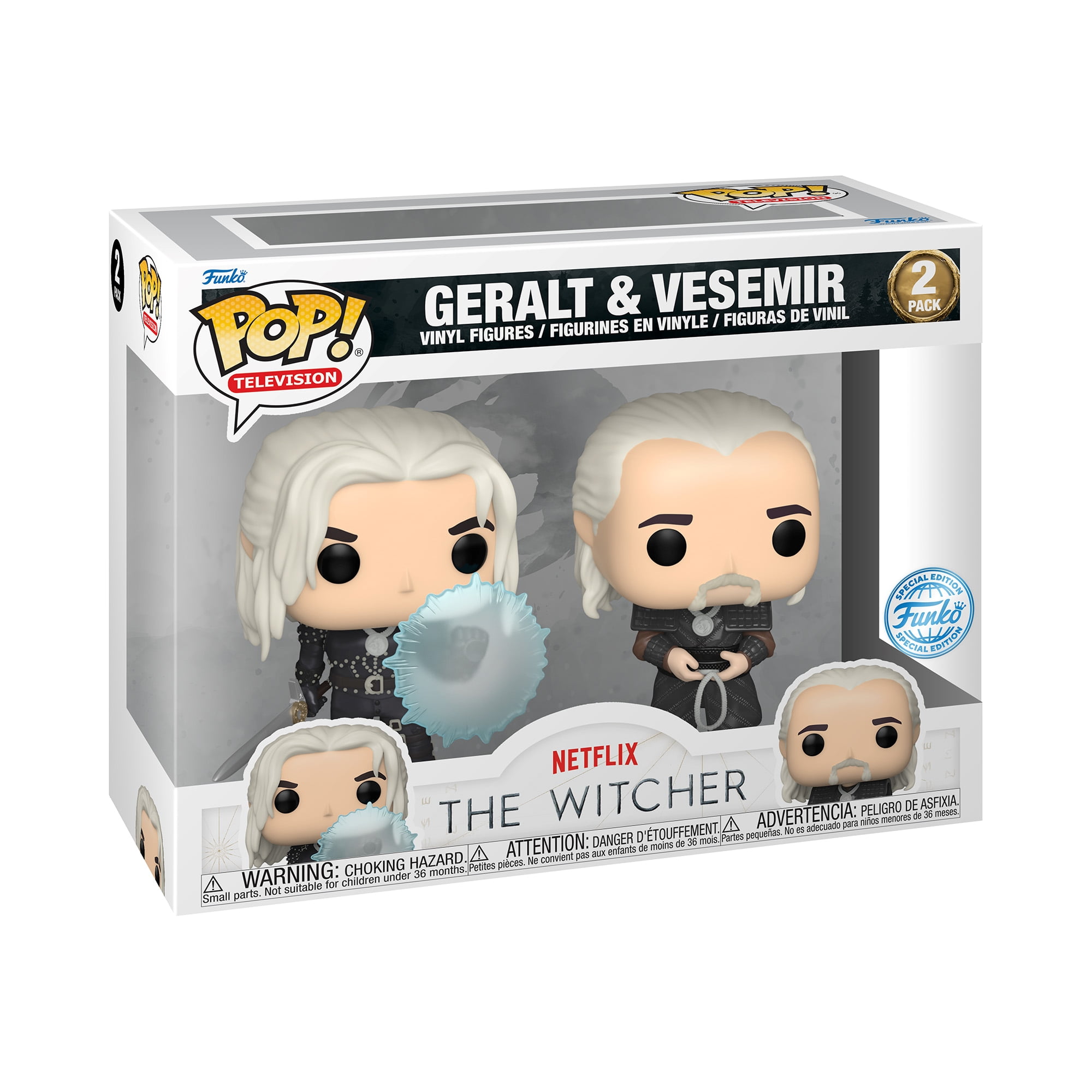 Funko POP TV: Witcher S2- Geralt and Vesemir 2-pack - Walmart.com