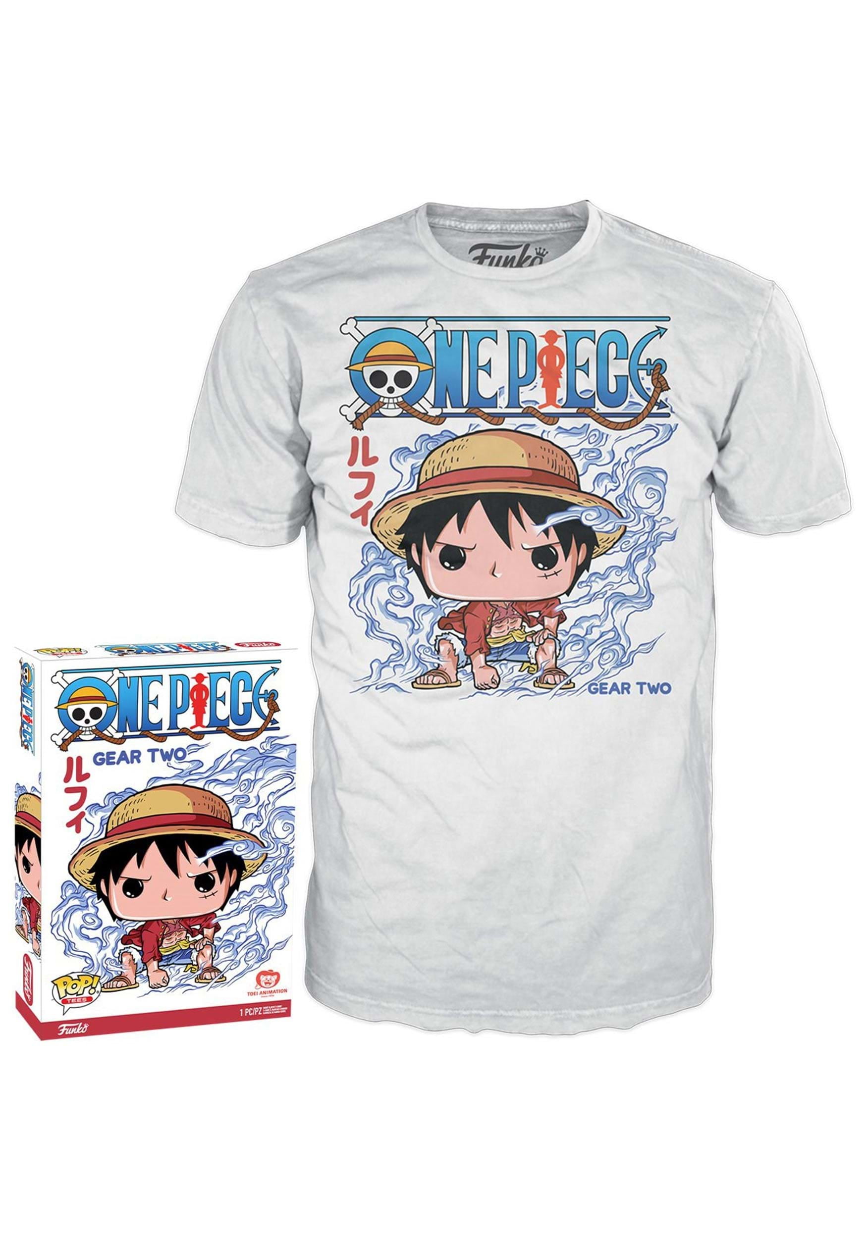 Funko POP! Tee: One Piece - Gear Two Luffy Boxed Tee - Walmart.com