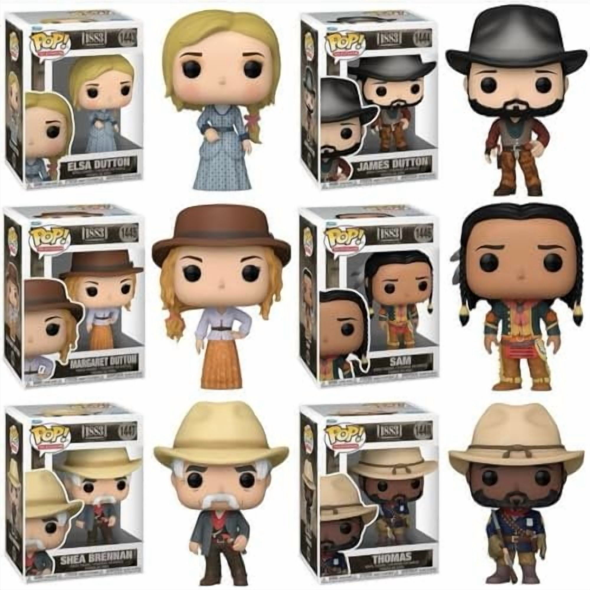 Funko Pop! TV: 1883 6-Pack Set - Elsa, James, Margaret, Sam, Shea ...