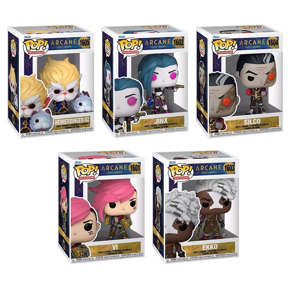 Funko POP! Television - Arcane: League of Legends Vinyl Figures - SET ...
