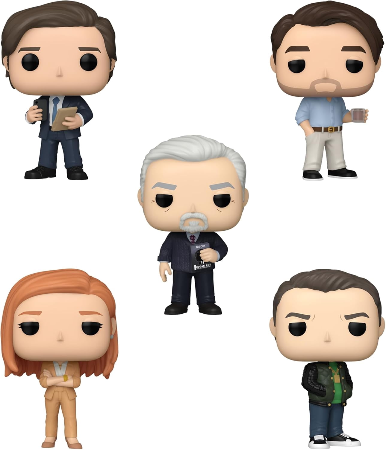 Funko POP! Television Succession Complete Set of 5 - Walmart.com