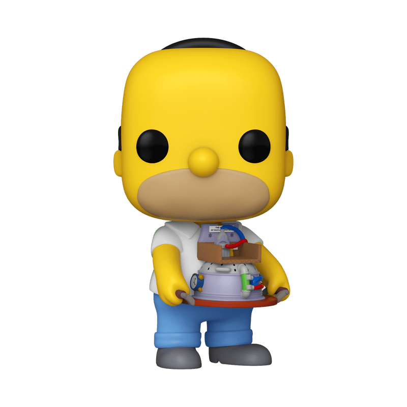 Funko POP! Television The Simpsons #1630 Homer With Reactor & Protector ...