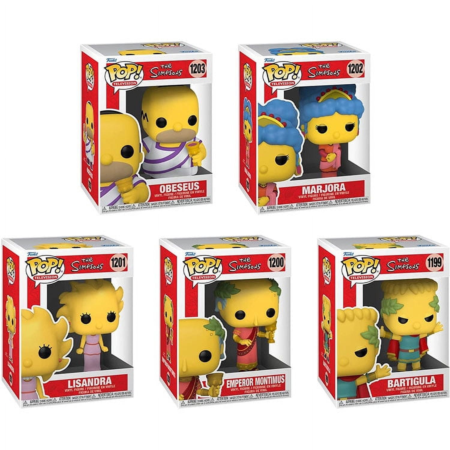 Funko POP! Television - The Simpsons S5 Vinyl Figures - SET OF 5 ...