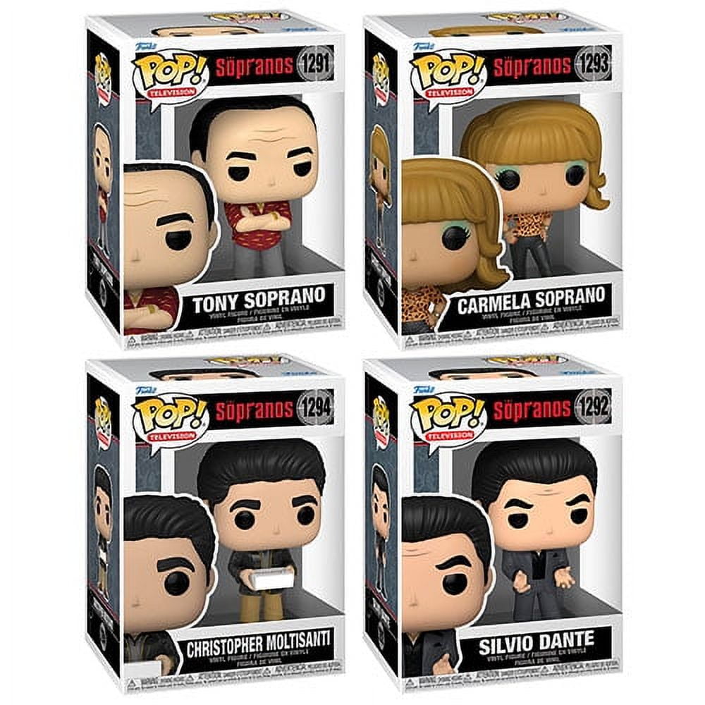 Funko POP! Television - The Sopranos Vinyl Figures - SET OF 4 (Tony ...