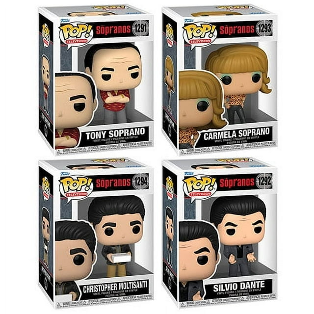 Funko POP! Television - The Sopranos Vinyl Figures - SET OF 4 (Tony ...