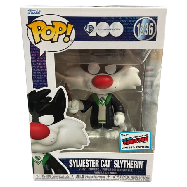 Funko POP! WB 100 Sylvester Cat Slytherin 1336 - Walmart Business Supplies