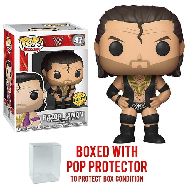Funko POP WWE Wrestling Razor Ramon #47 Vinyl Figure Black Attire ...