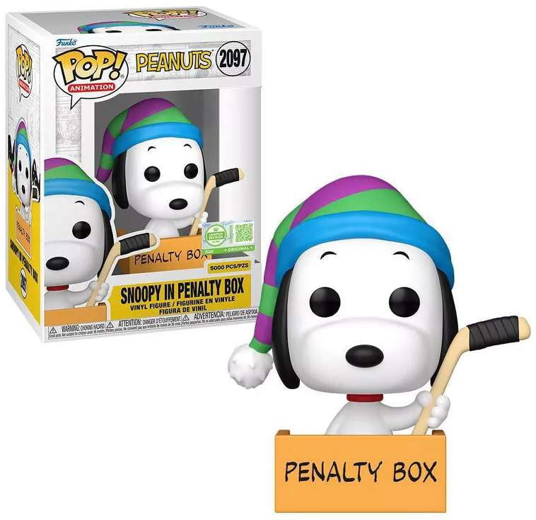 Funko Peanuts POP! Animation Snoopy in Penalty Box Vinyl Figure ...